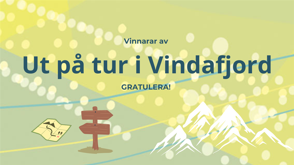 Vinnarar Ut på tur i Vindafjord 2023 - Vindafjord kommune